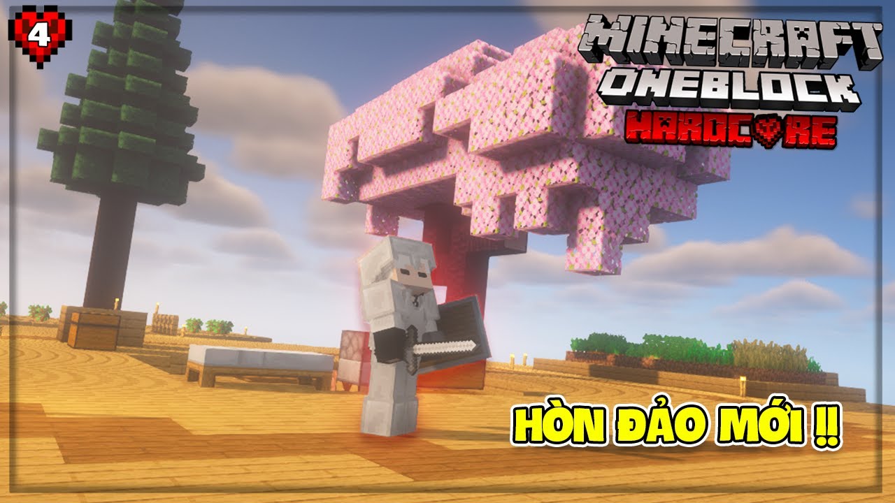 Xây Dựng Hòn Đảo Mới, Kế Hoạch Chăn Nuôi Mob Thành Công ! | Minecraft Oneblock 1.20 Hardcore #4 ...