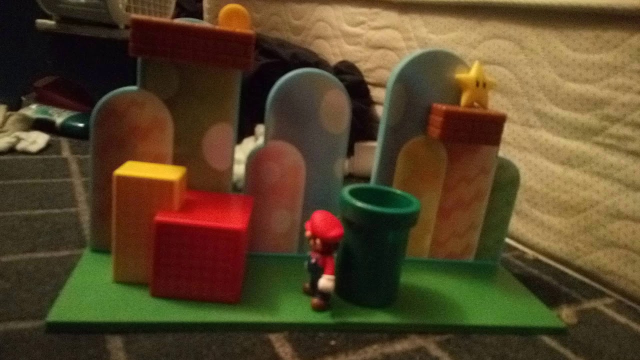 Super Mario stop motion test - YouTube