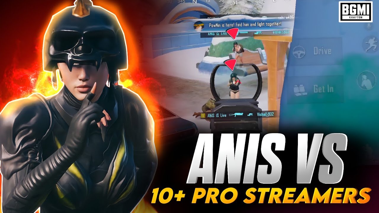 Pro Streamers vs Anis 🏻💀| 4.1 UPDATE SENSITIVITY CODE #streamer # ...