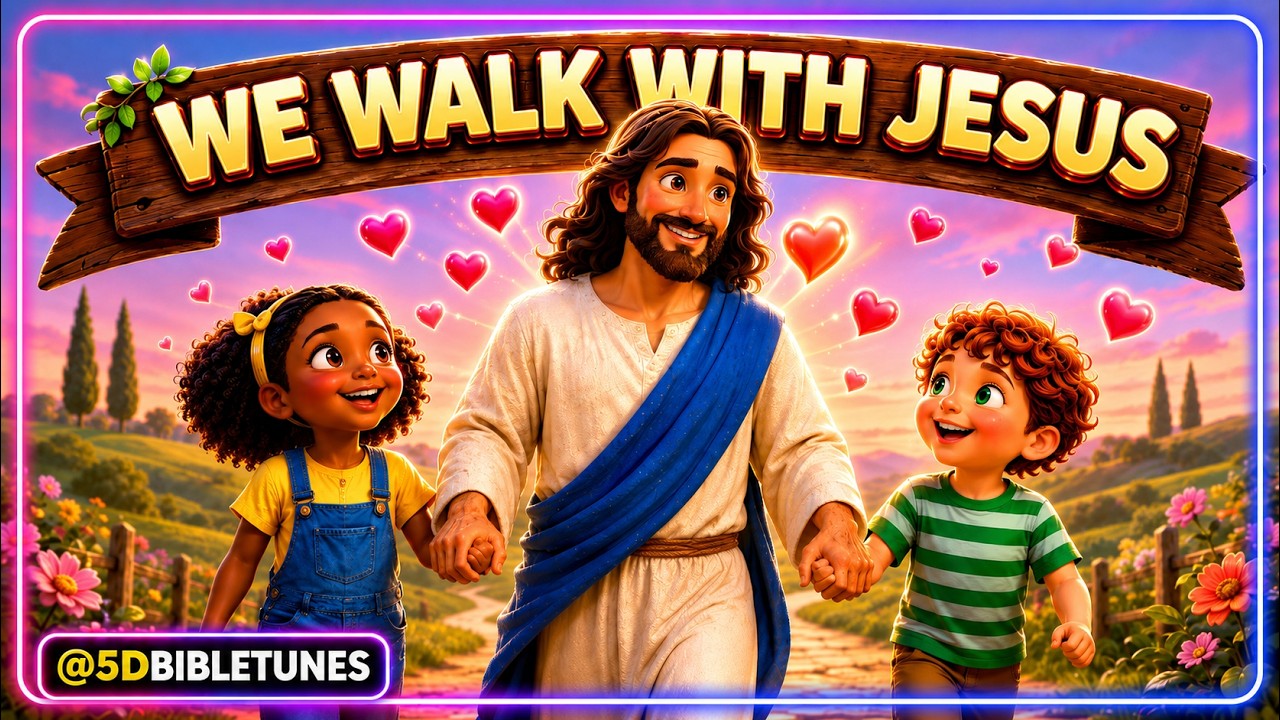 WE WALK WITH JESUS ️ Lent Kids Worship Song 🙌 | Way of the Cross - YouTube