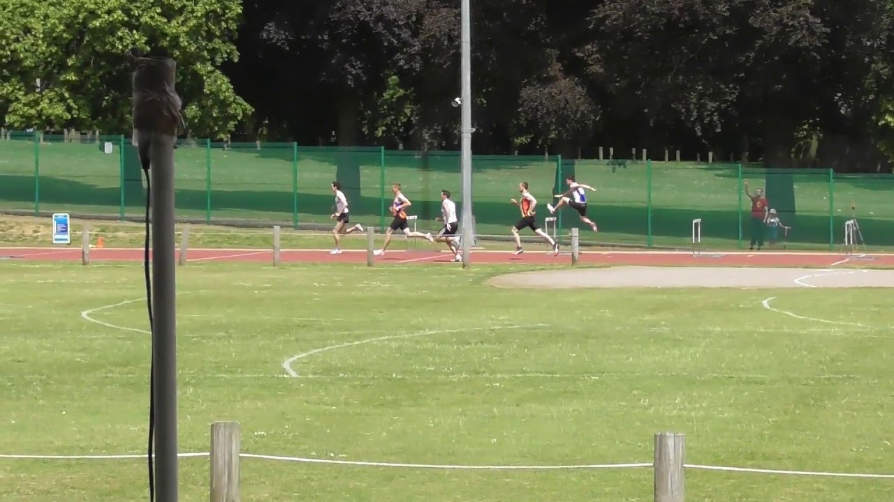 400m hurdles B string British Athletics League at Yeovil 06072019 - YouTube