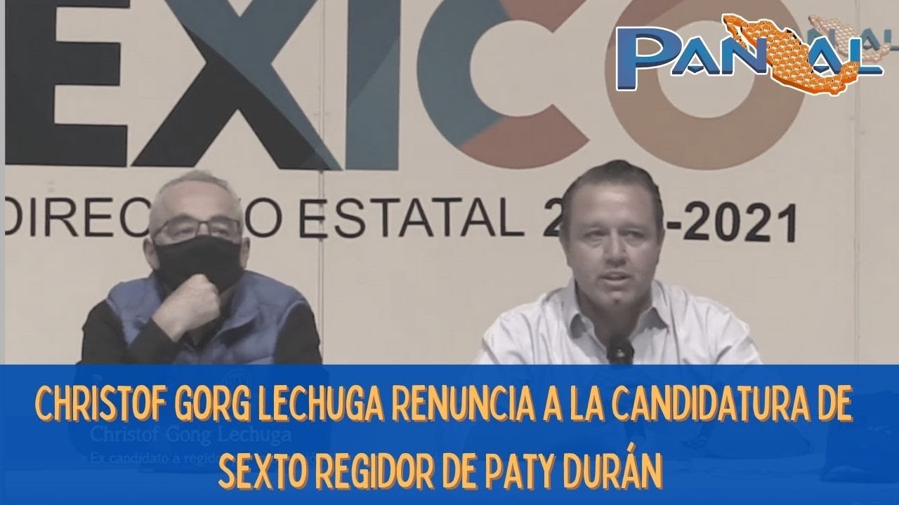 Christof Gorg Lechuga Renuncia a la candidatura de sexto regidor de ...