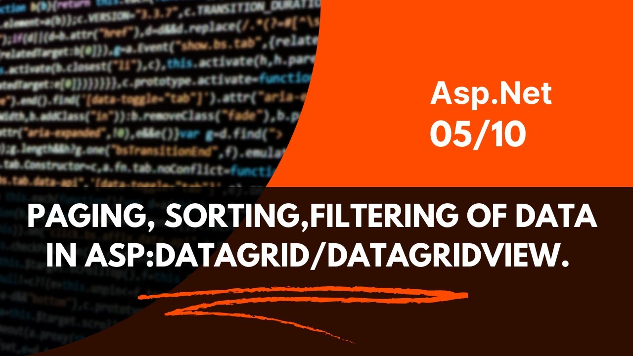 Asp:DataGrid/DataGridView. - YouTube