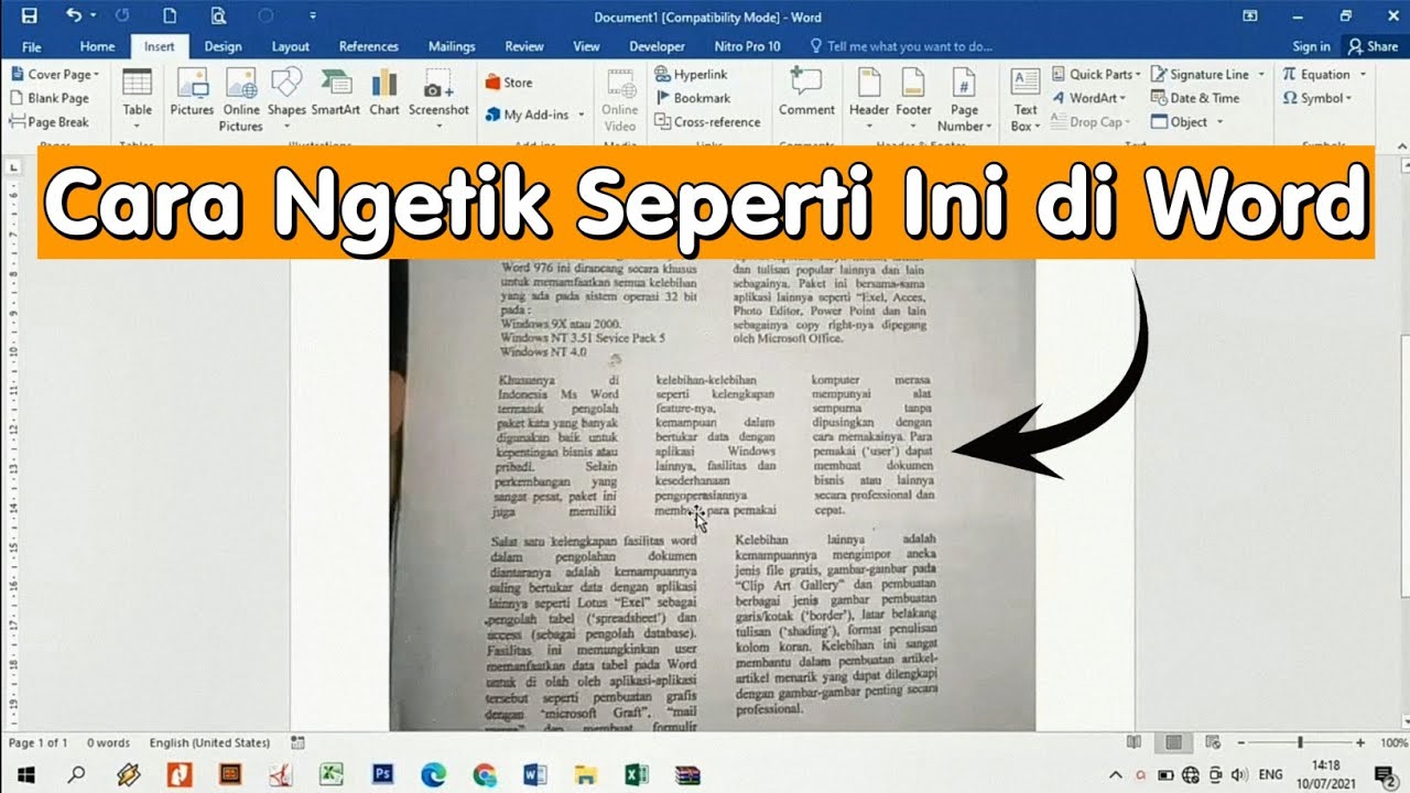 Cara Mengetik Format Artikel di Word - YouTube