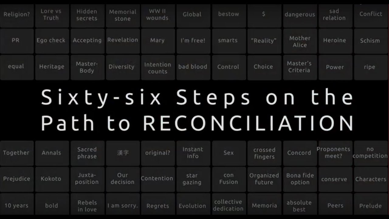 Trailer: 66 Steps on the Path to RECONCILIATION - YouTube