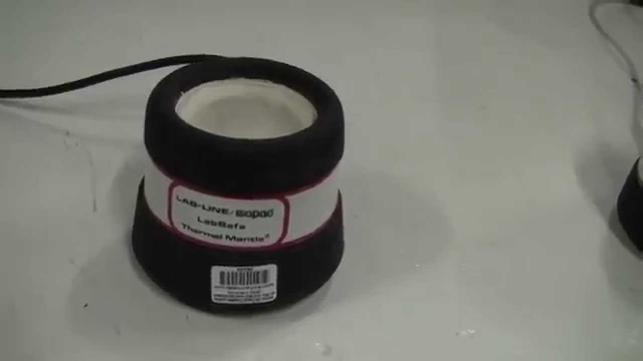Lab Line Isopad Ceramic Heating Mantle Model R1701 - YouTube