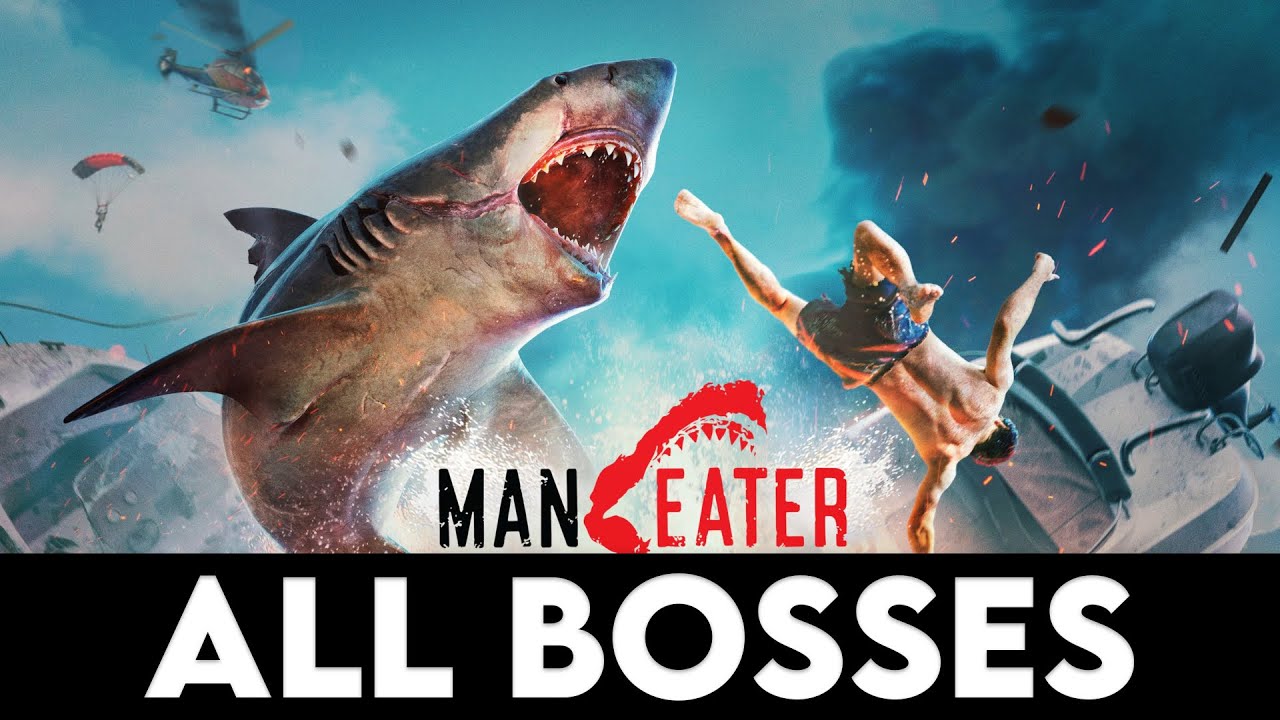 MANEATER - All Bosses + Ending - YouTube