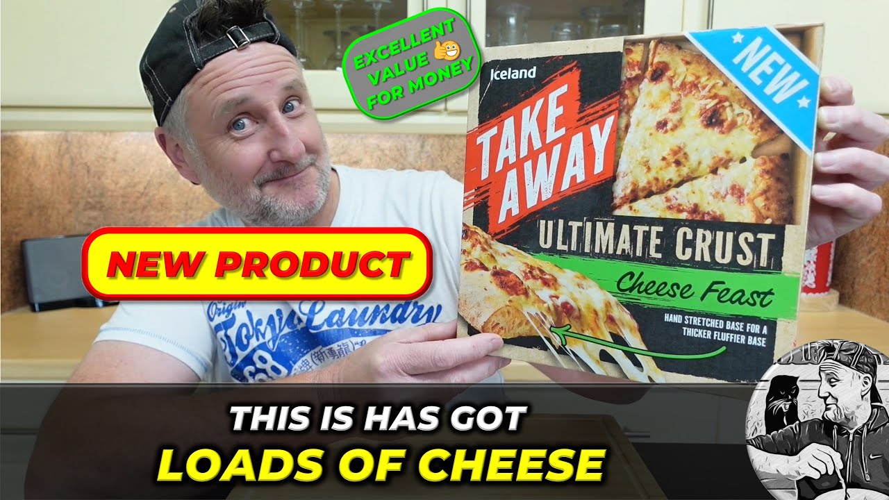 This has got LOADS of CHEESE | Iceland Takeaway Ultimate Crust Cheese ...