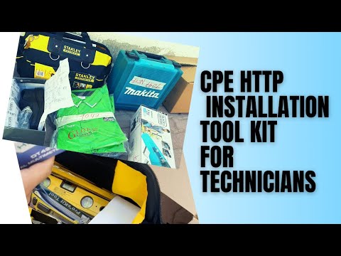 CPE FTTH Installation Tool Kit for Technicians | Customer Premises ...