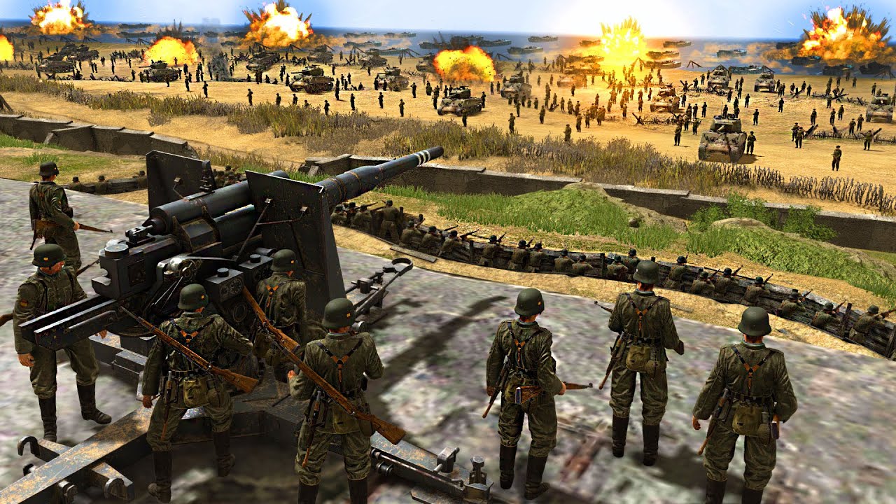 Can German Army D-DAY FORTRESS Survive DEADLIEST Beach Invasion EVER ...