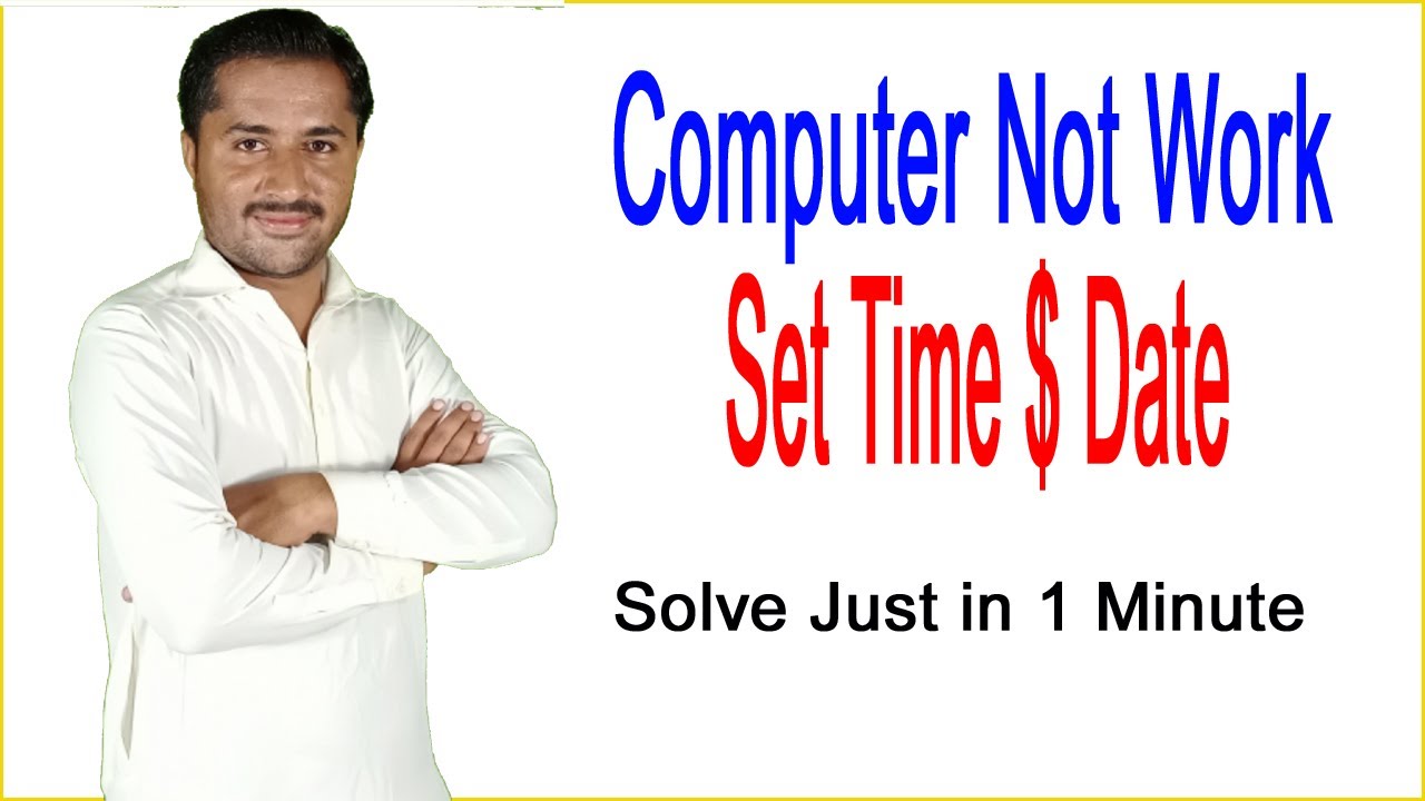 How to fix date and time issues on your windows computer tutorial - YouTube