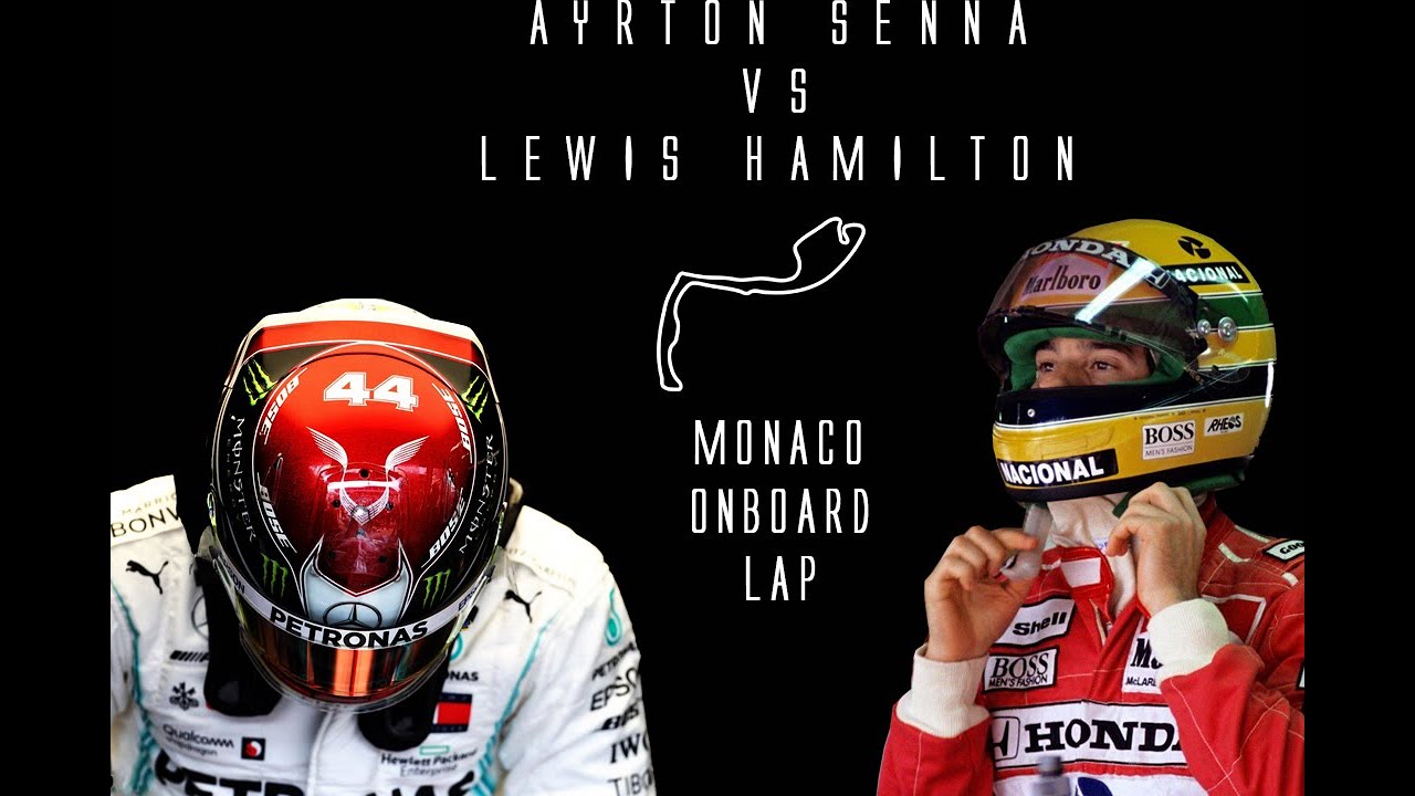 AYRTON SENNA vs LEWIS HAMILTON | MONACO ONBOARD LAP - YouTube