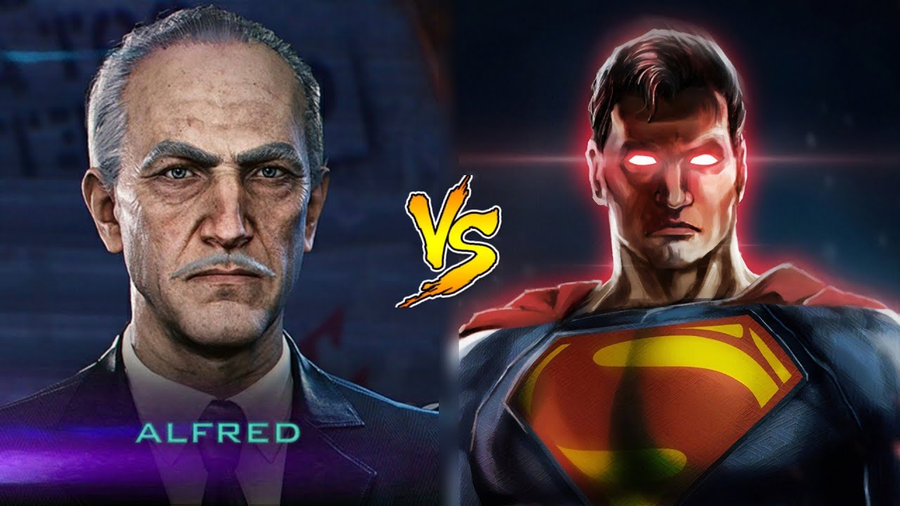 Superman vs Alfred Pennyworth 😳 Who's gonna Win ? - YouTube