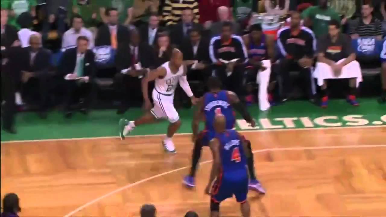 Ray Allen 24pts vs. Knicks G1 (04.17.11)[Game-Winning 3-pointer] - YouTube