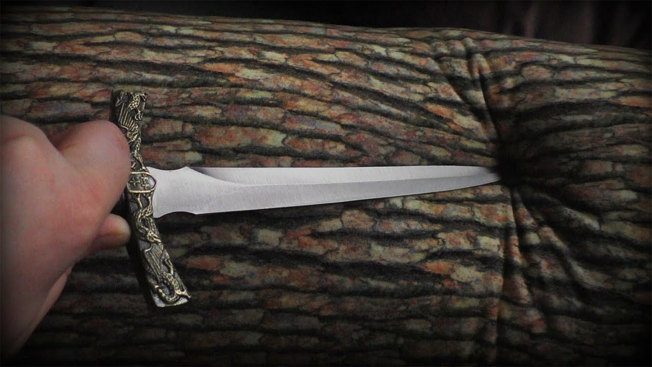 Stabbing My Log Pillow ASMR - YouTube