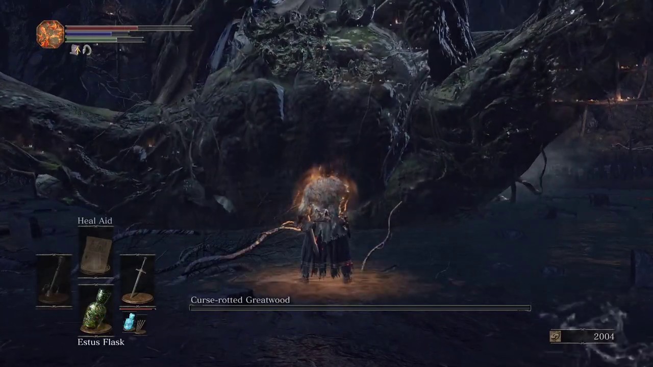 DS3 Curse-rotted Greatwood Fight (5th attempt) - YouTube