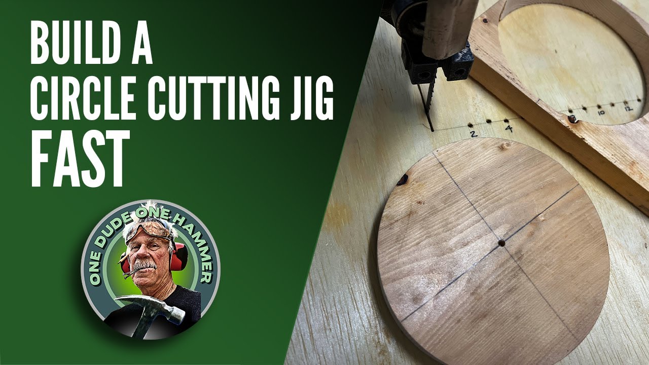 BUILD A CIRCLE CUTTING JIG FAST - YouTube