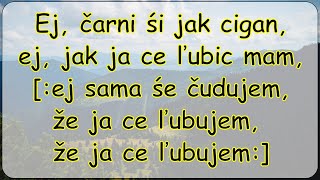 Ej čarni ši jak cigan text Chords - Chordify
