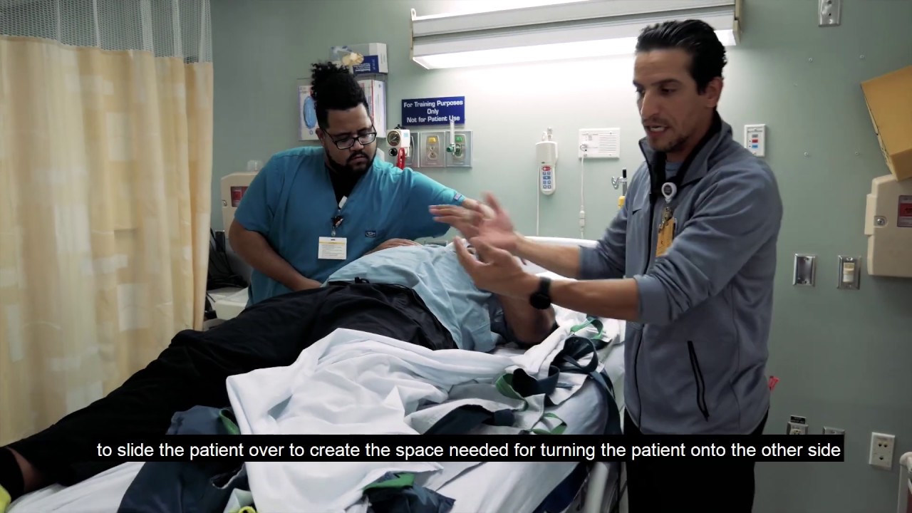 Turning Patient Safely with Lift Equipment | TGH Safe Patient Handling ...