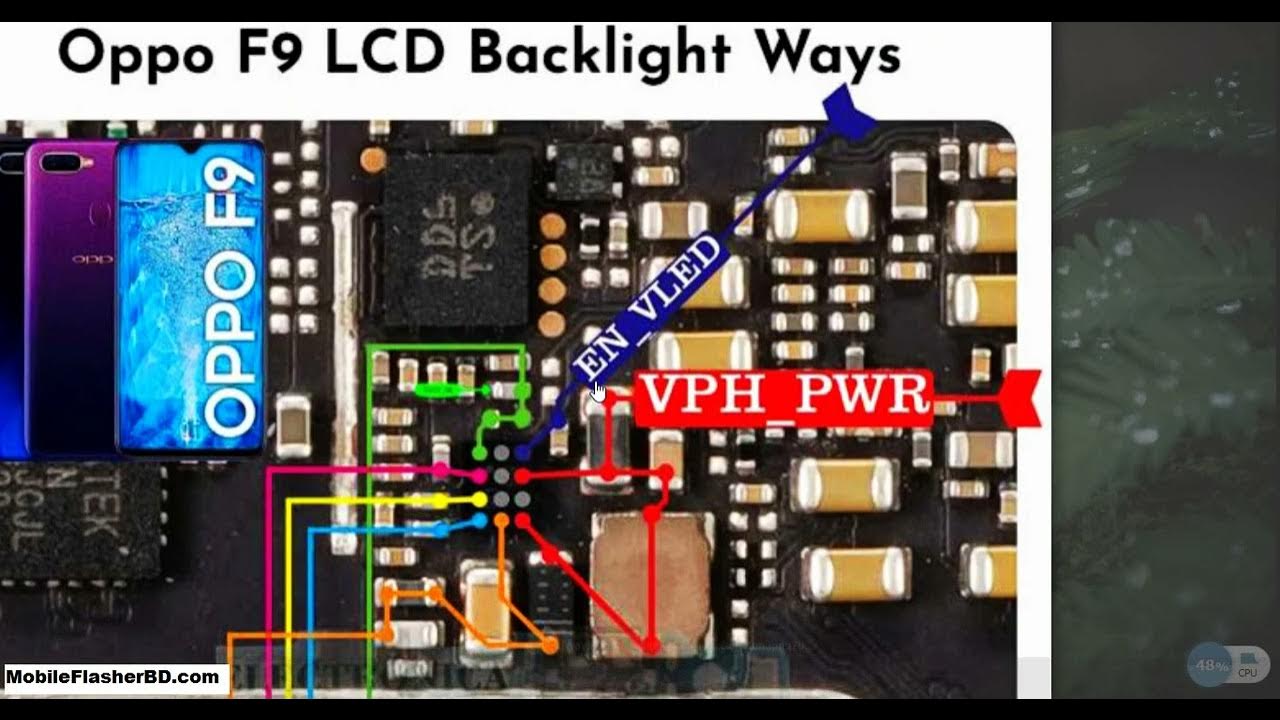 Oppo F9 Display Light Problem Backlight Ways Display Light Problem Solution #gsm_free_equipment ...