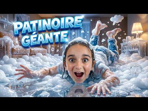 WE'RE TRANSFORMING THE HOUSE INTO A GIANT ICE RINK!