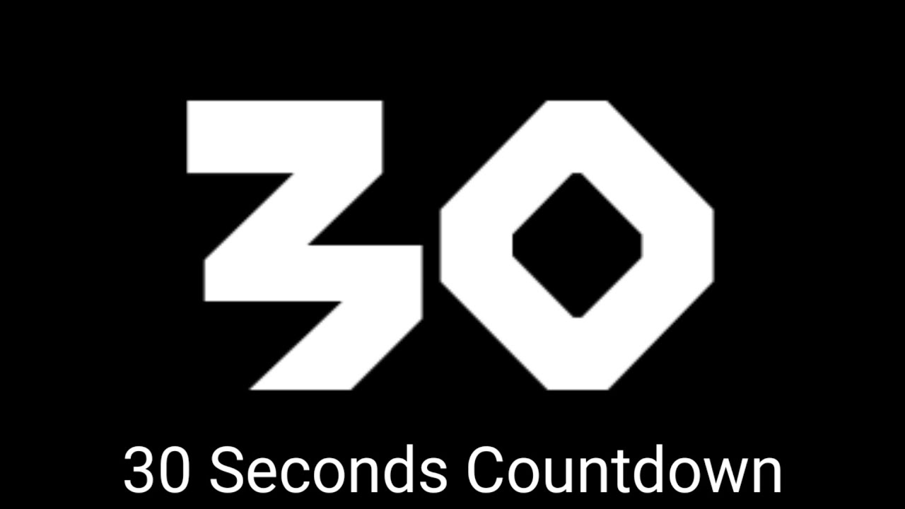 30 Sec New Year Countdown - YouTube