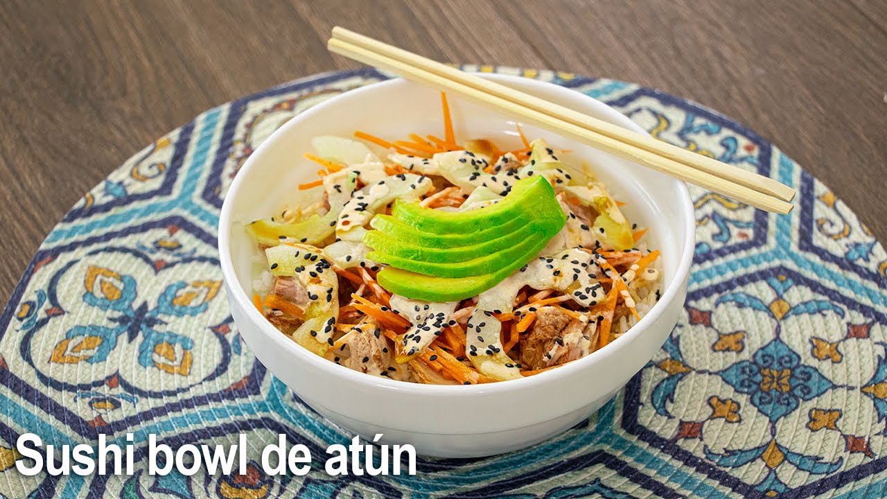 ¿Cómo preparar Sushi Bowl de Atún? - YouTube