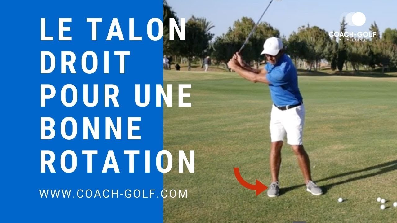 Le talon droit pour une bonne rotation - YouTube