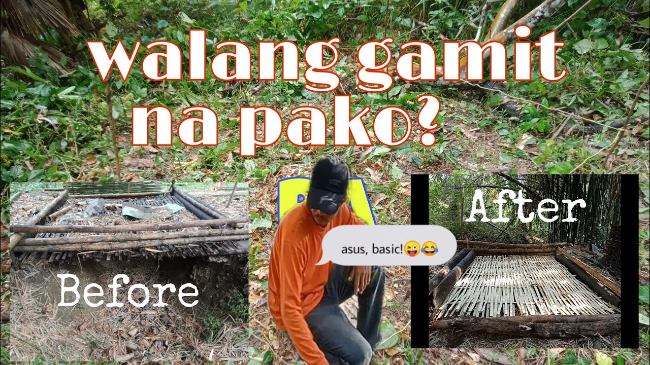 Paano gumawa at magpalit ng sahig ng lukaran o coprahan ng walang gamit ...