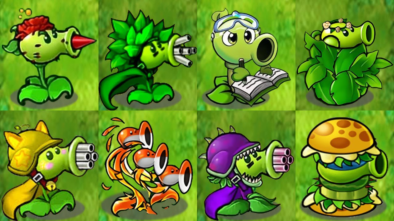 PVZ 1 Hybrid 3.4 Challenge - 3 Plants Peashooter Vs 10 Blast Door Zombie - Who Will Win? - YouTube