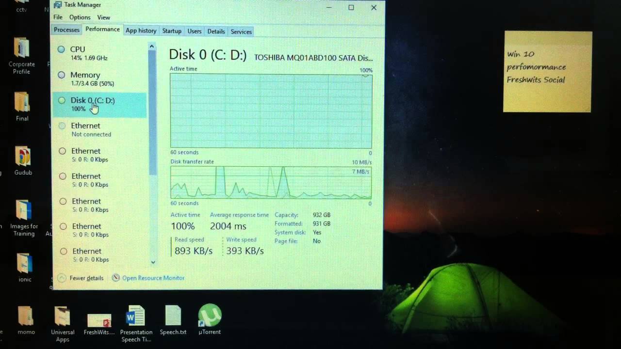 Windows 10 performance on HP 15-af024AU - Laptop Analysis - YouTube