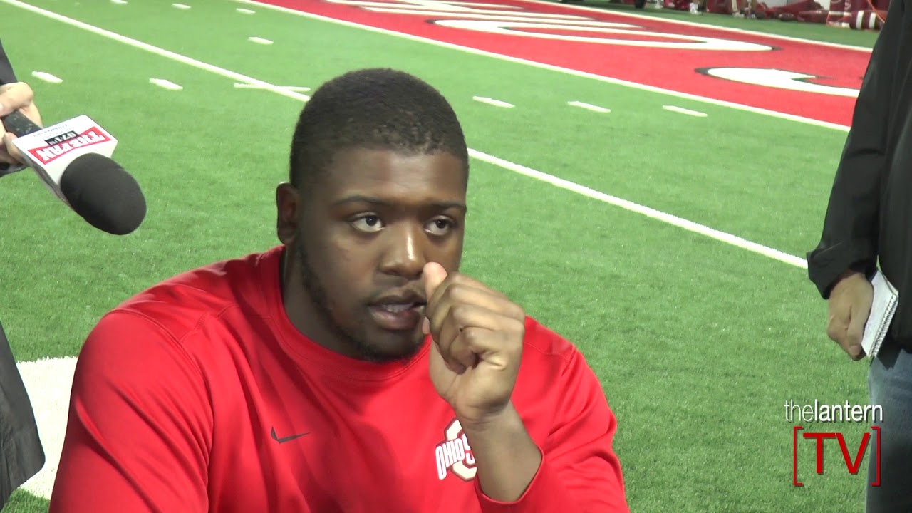 Ohio State OL Jamarco Jones speaks after practice on 9/6/17 - YouTube