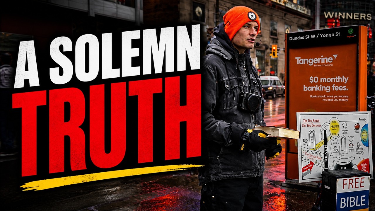 Street Preaching Toronto - A Solemn Truth #evangelism #streetpreaching ...