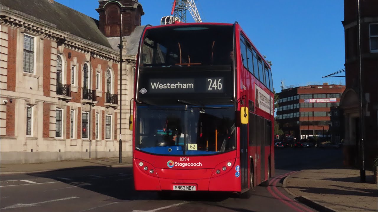Full Route Visual | Stagecoach Selkent Route 246: Westerham Green to ...
