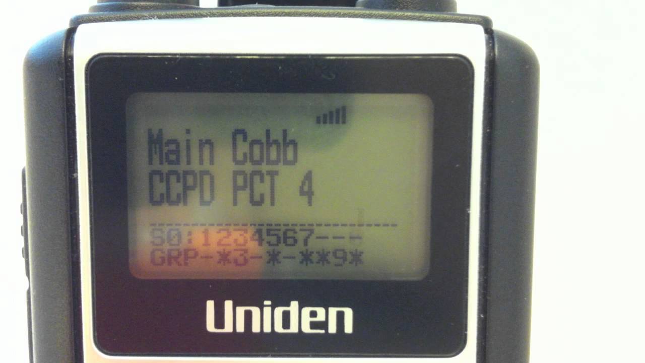 Uniden 396XT vs. GRE PSR500 on Cobb County P25 Digital Trunk - YouTube