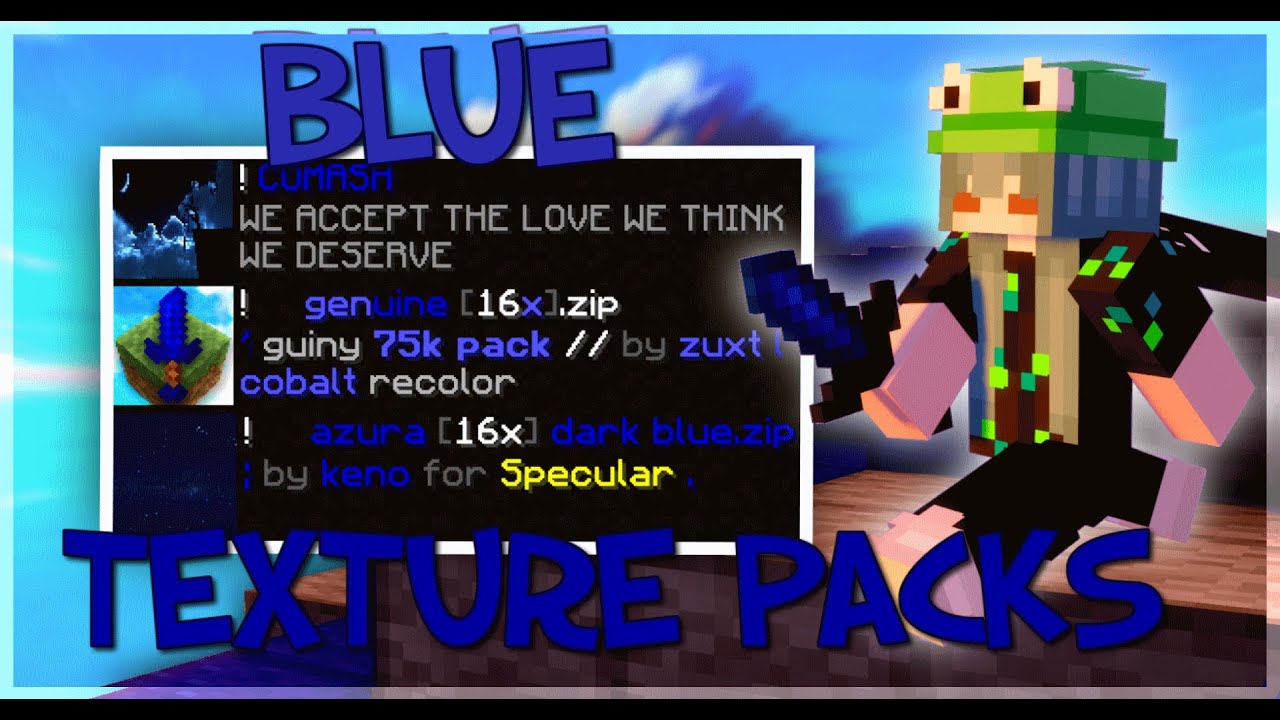 The BEST Blue Texture Packs For Bedwars! [1.8.9] - YouTube