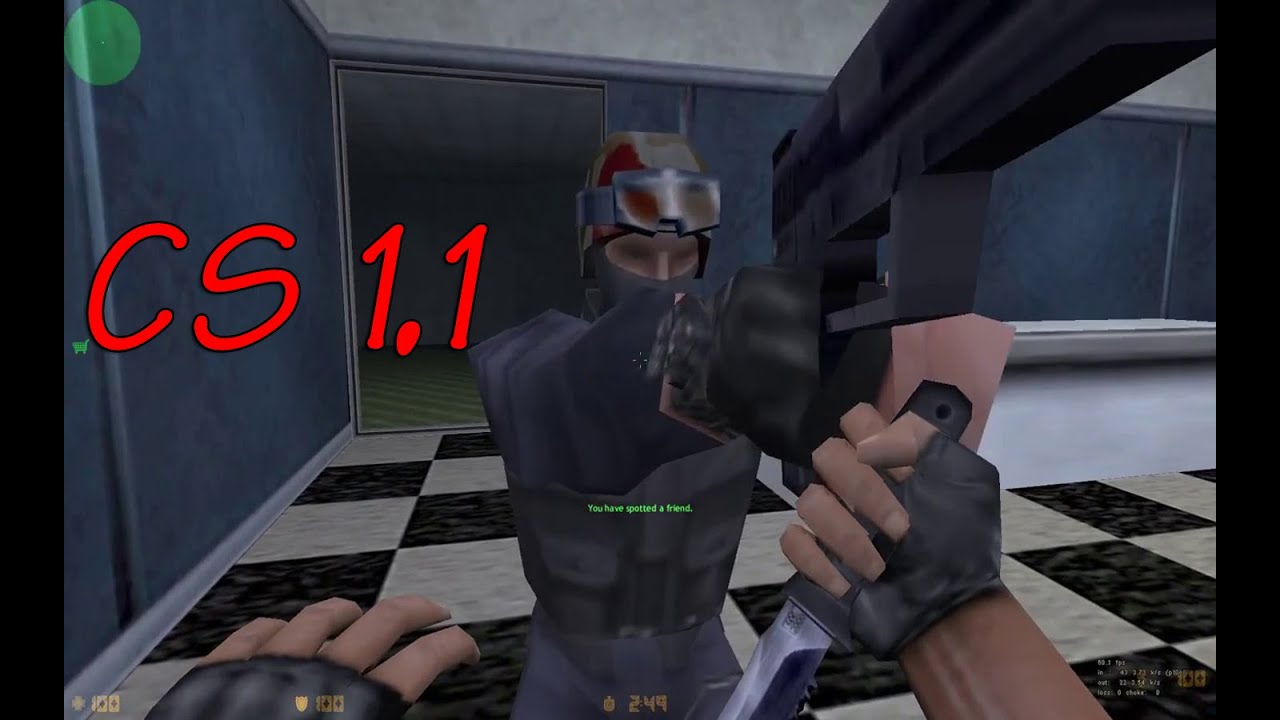 cs 1.1 Не большой обзор Сентябрь 13, 2000 Бета версия - YouTube