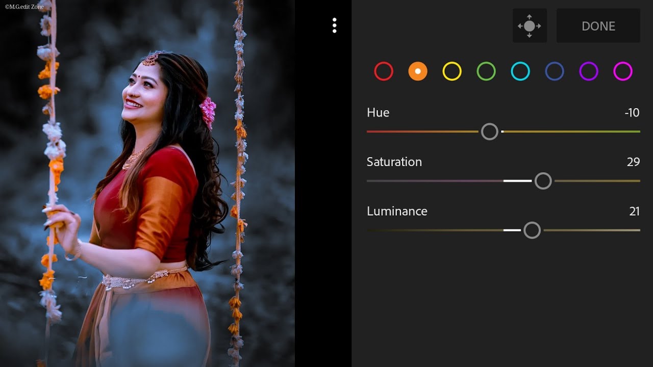Dark and blue color effect Lightroom photo editing in mobile//preset ...