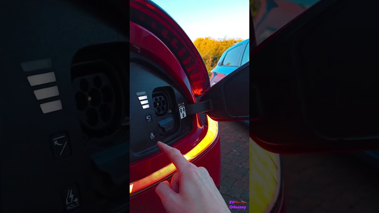 Kia EV6 - Quicktips - Charge Door sweet spot - YouTube