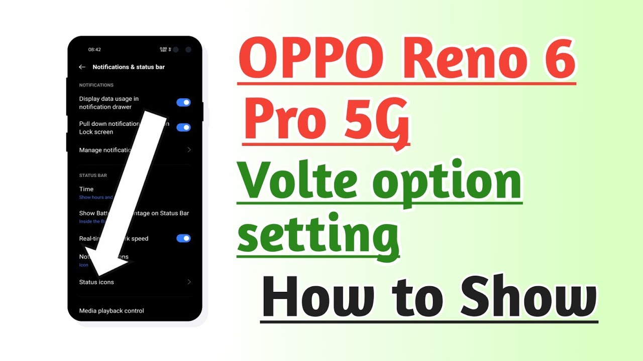 OPPO Reno 6 Pro 5G Volte option setting How to Show - YouTube