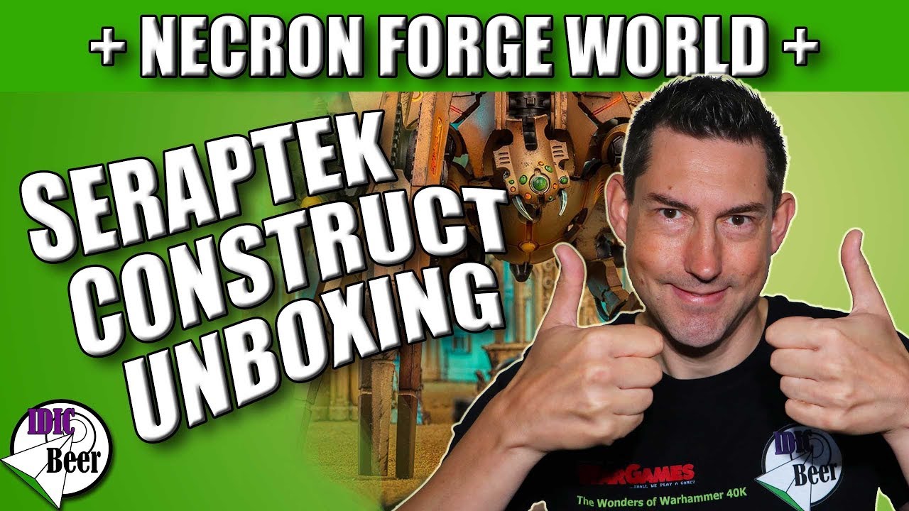 Necron Seraptek Heavy Construct Unboxing - YouTube