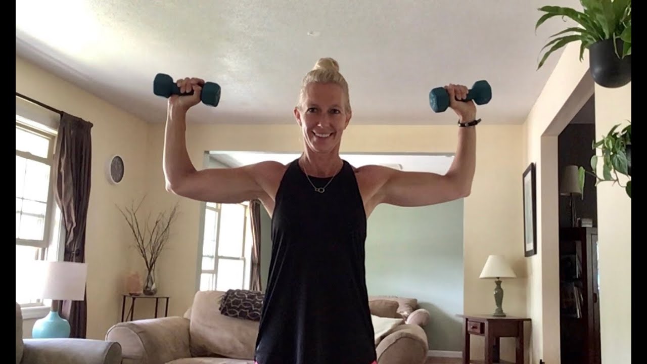 Light Weights Upper Body Workout - YouTube