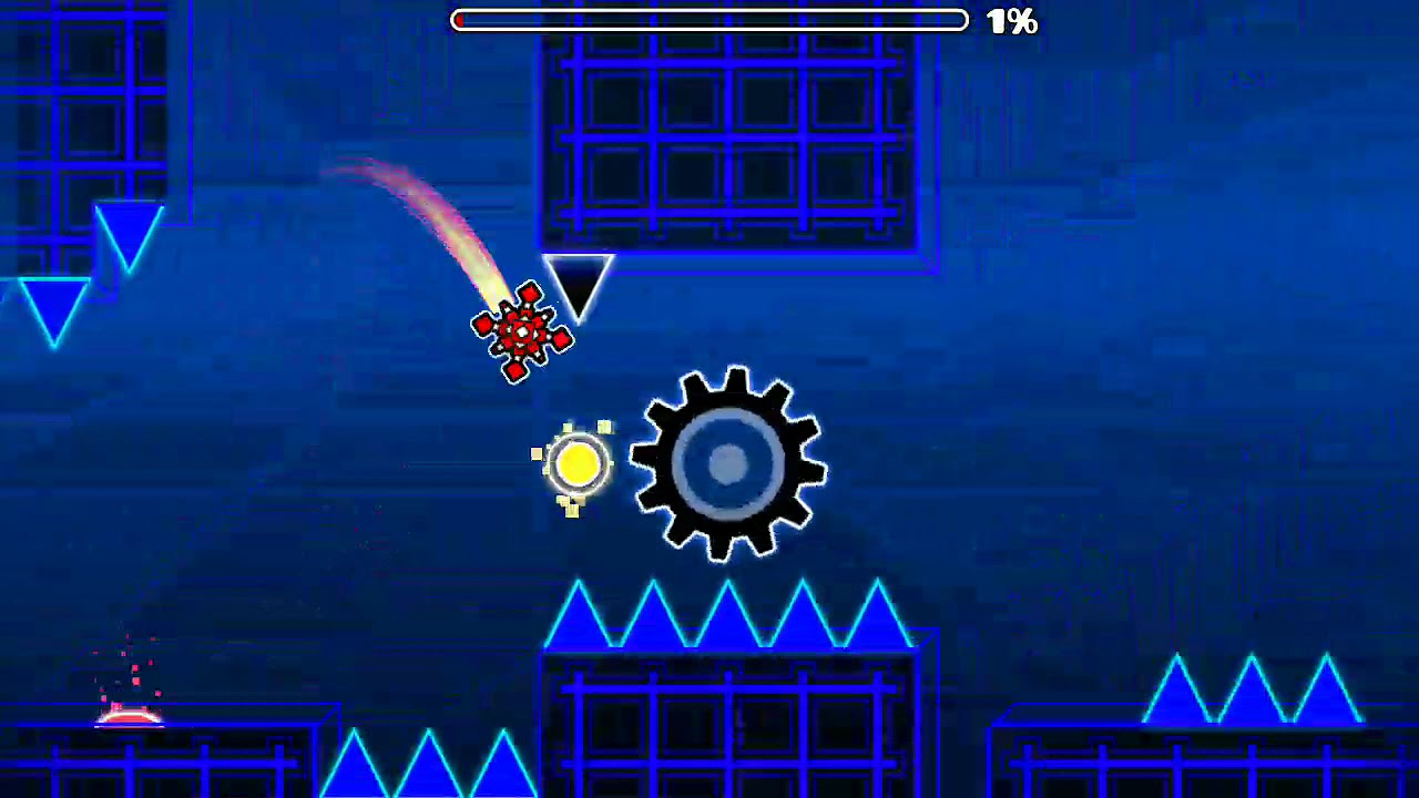 Sonic blaster 38%.geometry dash - YouTube