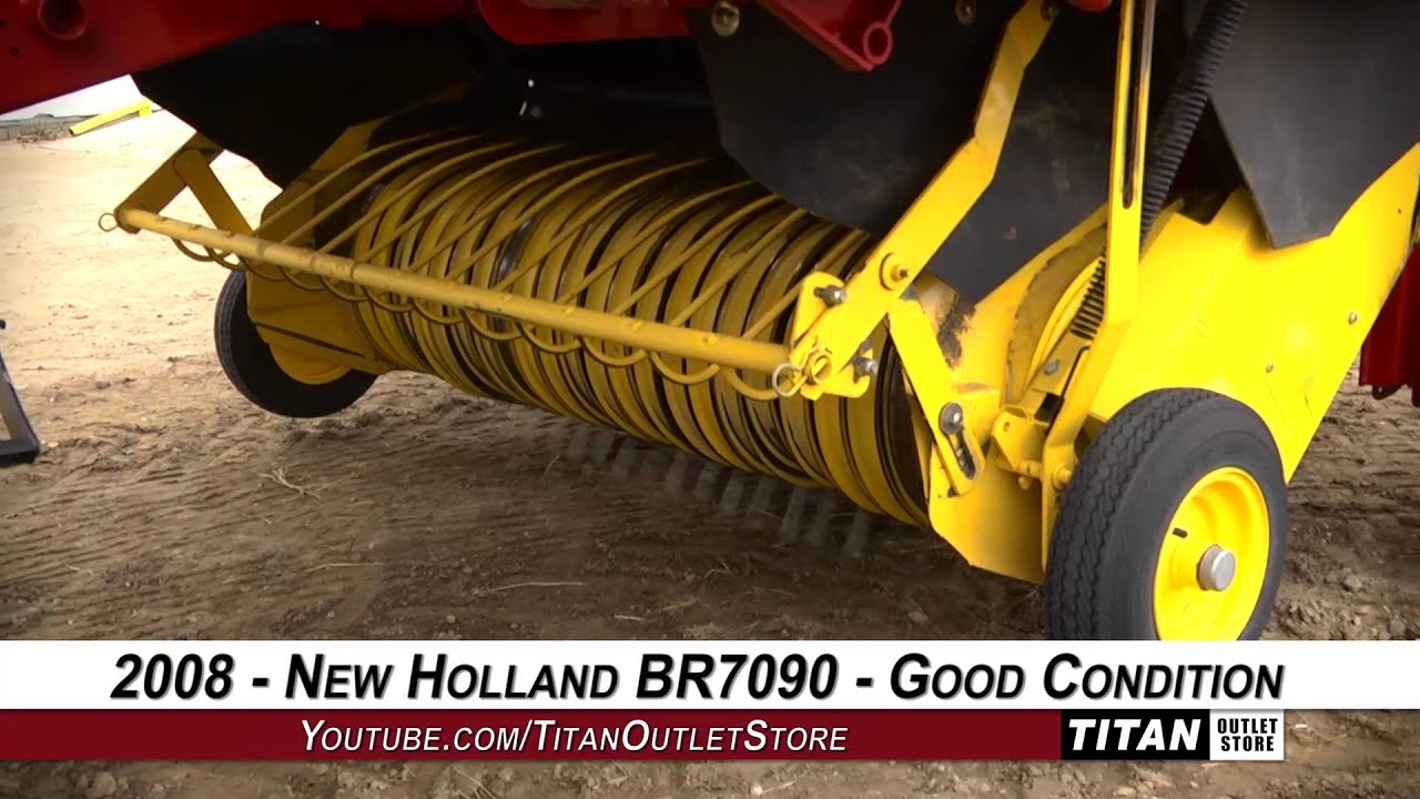 New Holland BR7090 - 5X6 Bales, Std Pickup, Kicker Baler-Round Sold on ...