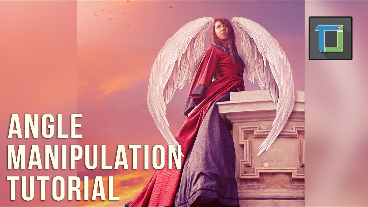 'angel' photo manipulation | photoshop tutorials | photo effects - YouTube