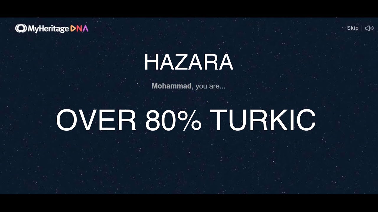 My DNA Results - Hazara from Afghanistan | آزمایش دی‌ان‌ای - هزاره از ...