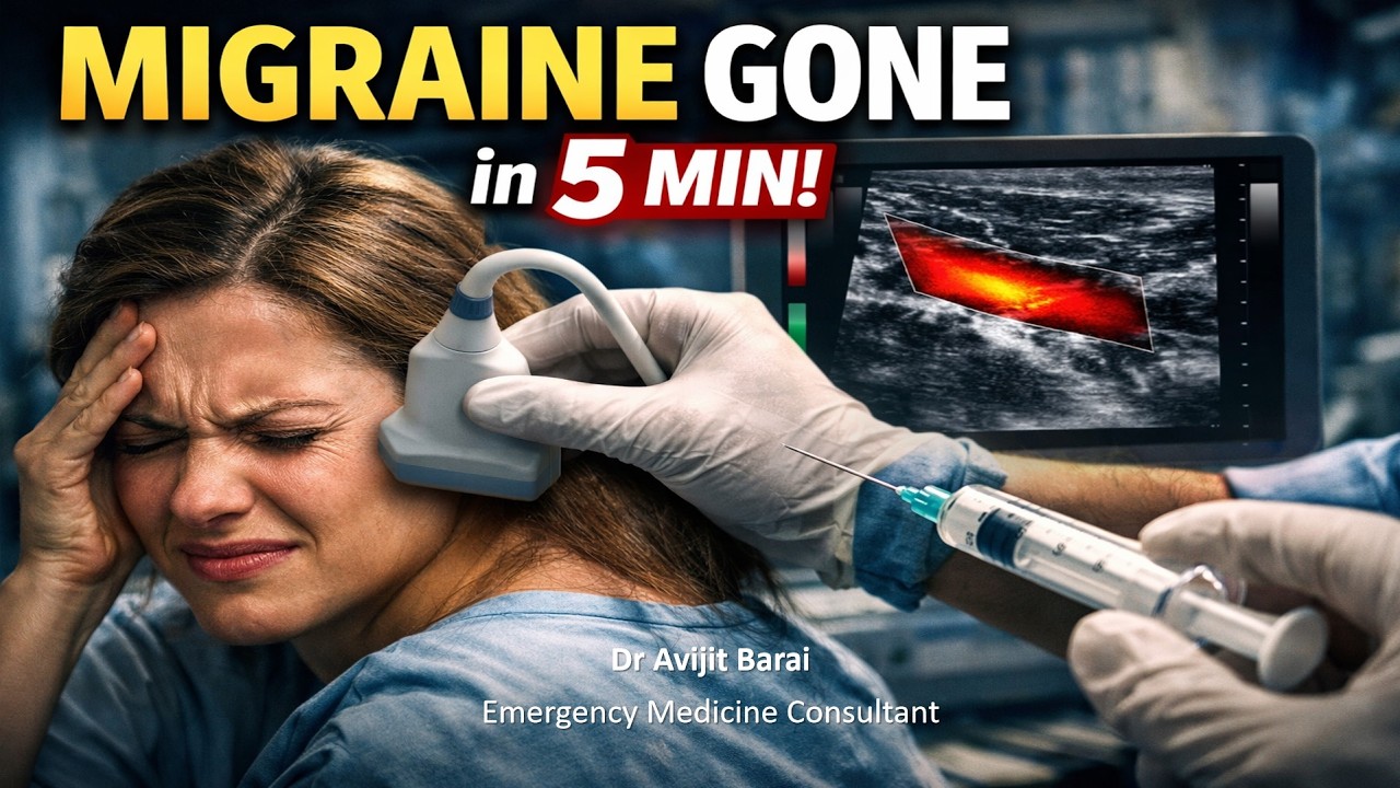 Migraine Relief in 5 Minutes! Ultrasound Guided Greater Occipital Nerve ...