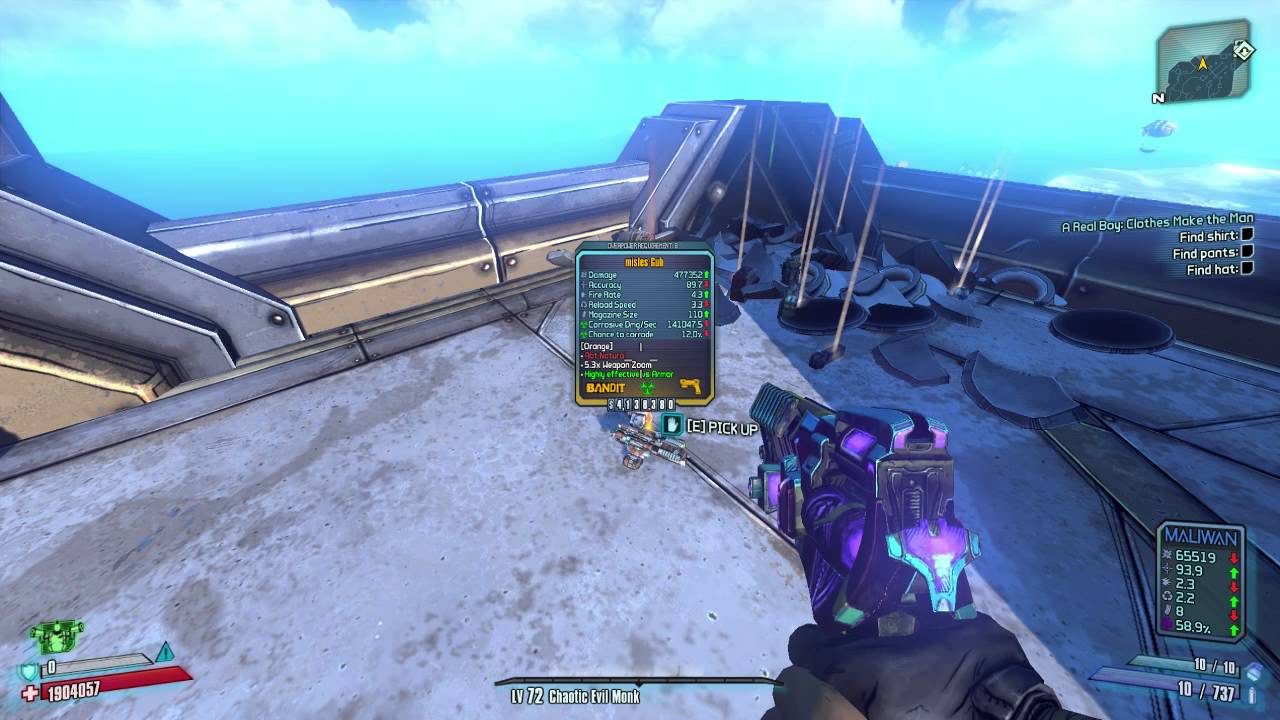 Borderlands 2. Legendary from a pot!!! - YouTube