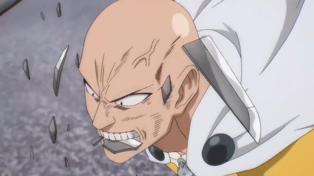 Saitama crushes the disciple of Empty Void by his teeth, Saitama All ...