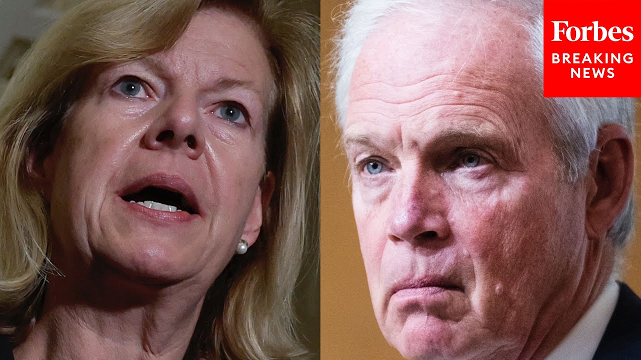 Tammy Baldwin Torches Fellow Wisconsin Senator Ron Johnson - YouTube